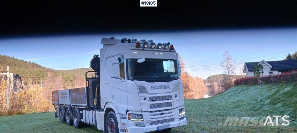 Scania R500 8x4 Tridem crane truck w/ 23t/m Palfinger cra, 2018, Aust ...