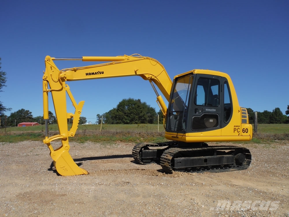 Purchase Komatsu PC60-7 crawler excavators, Bid & Buy on Auction - Mascus USA