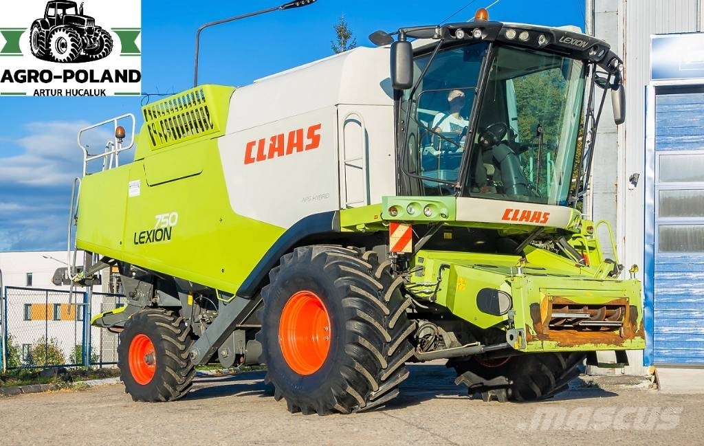 Claas LEXION 750 - 2012 ROK - 1650 h - 7.5 M, 2012, KUDOWA ZDRÓJ ...