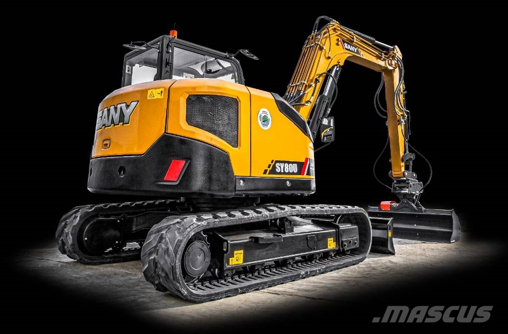 Sany SY 80 U 8.8to AC, Auto-idling, 2x Propo, Stage V, 2022, Zorbau, Deutschland - Gebrauchte ...