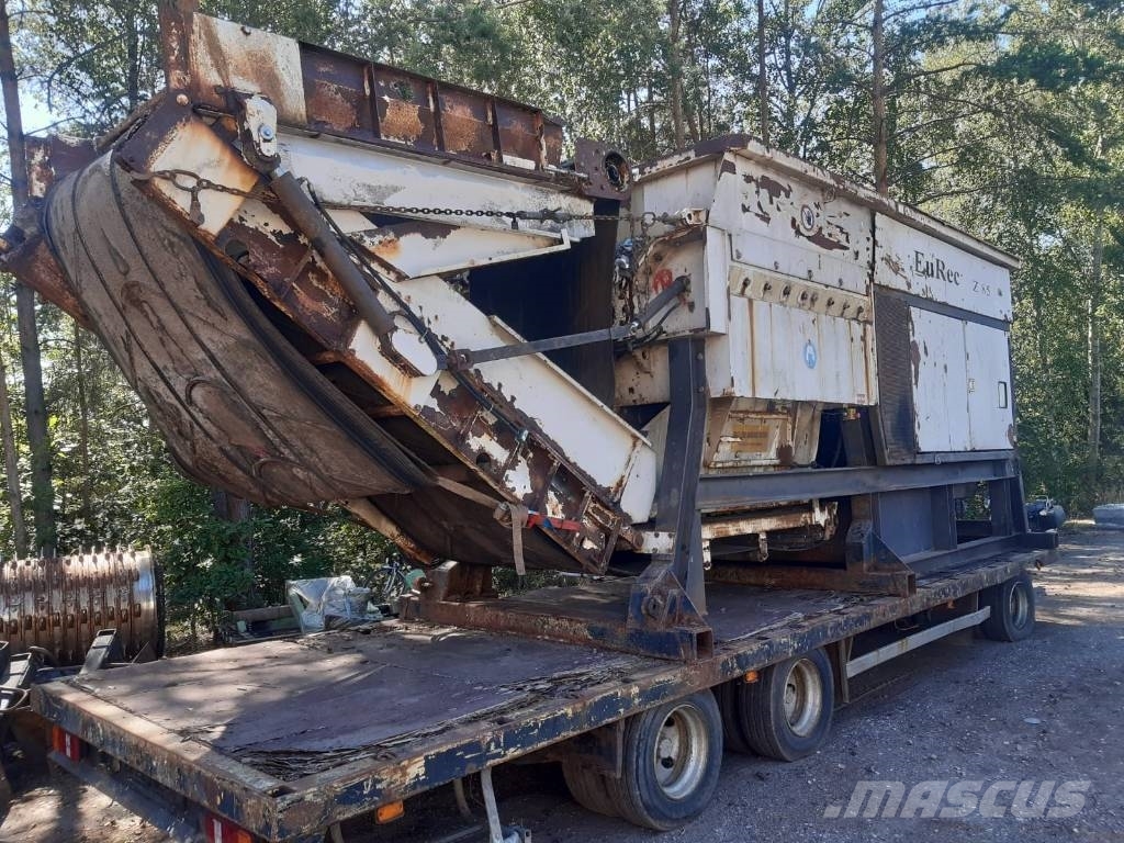 EuRec Z85 waste shredder compactor wood