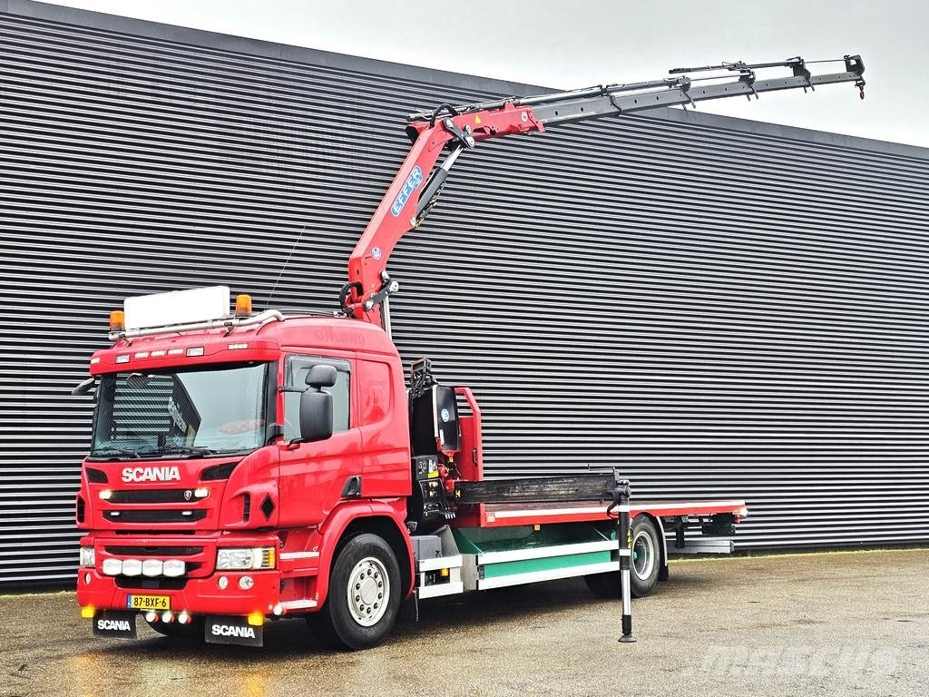 Scania P320 4x2 / EFFER 145/5S CRANE / KRAN / GRUA, 2016, Gilze, Pays ...