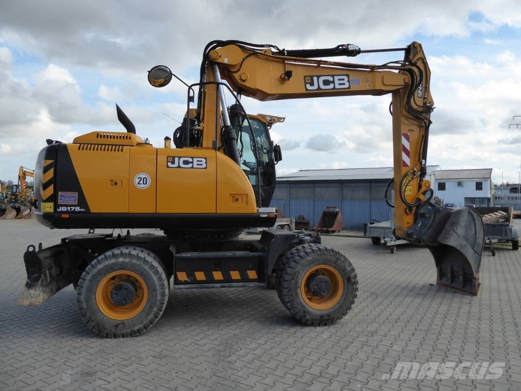 JCB JS175W Plus Mobilbagger, 2020 - używane koparki kołowe - Mascus Polska