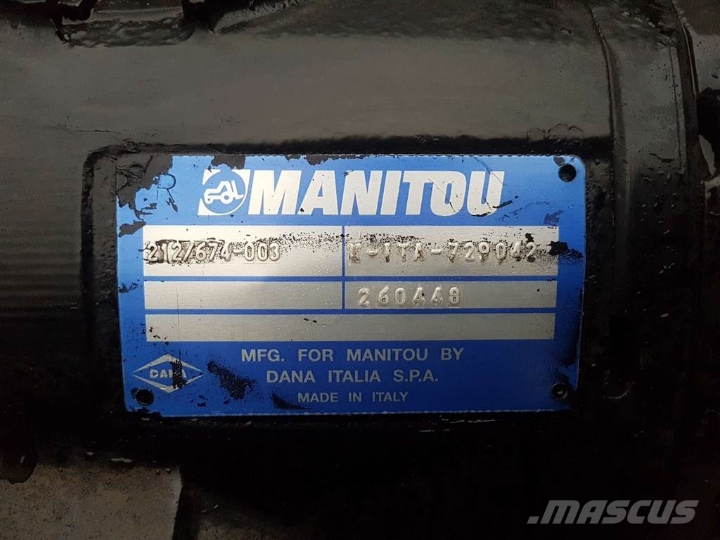 Manitou MT1840-Spicer Dana 212/674-003-Axle/Achse/As, GOOR ...