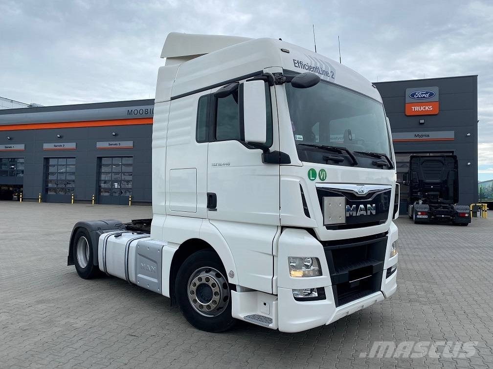 MAN TGX 18.440 XLX Automat ADR ACC Navi Salon Euro 6, 2016, Rusocin, Polonia - motrici e ...