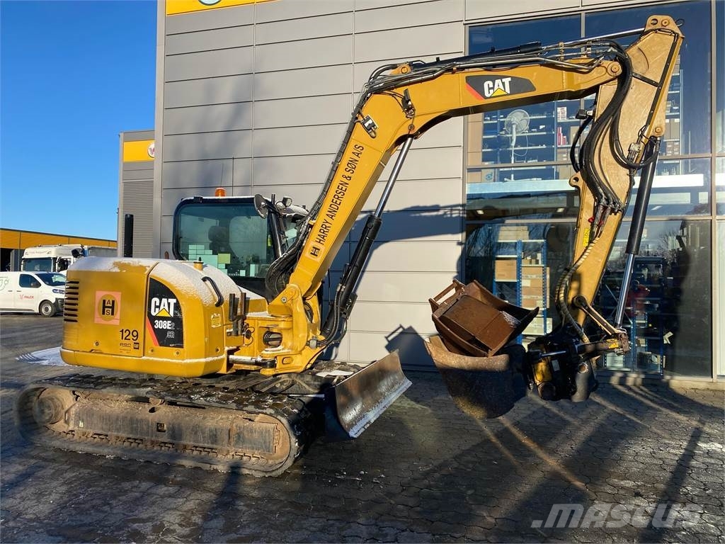Cat 308E2CR, 2017, Hadsten, Danmark - Brugte midigravemaskiner 7t - 12t ...
