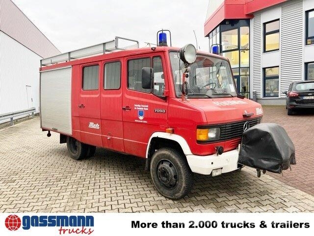 Mercedes-Benz 709 D 4x2 Doka, LF 8, 1988, Tyskland - Brugte forsvar ...