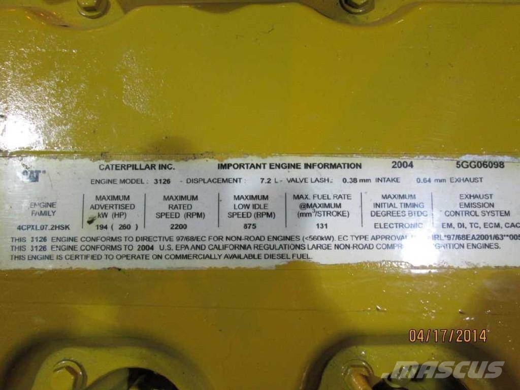 CAT 3126E, 2004, United States - Used engines - Mascus USA