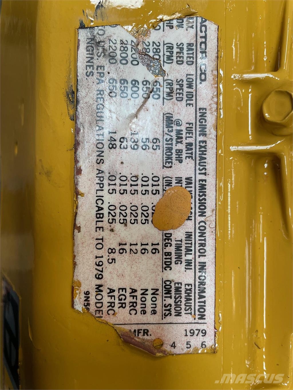 Caterpillar 3208 motor - ex. Cat 666B dumptruck, , Denmark - Used ...