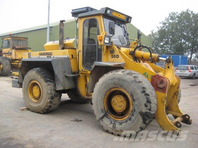 Hanomag 55D læssemaskine - til ophug, , Dinamarca - cargadoras sobre ...