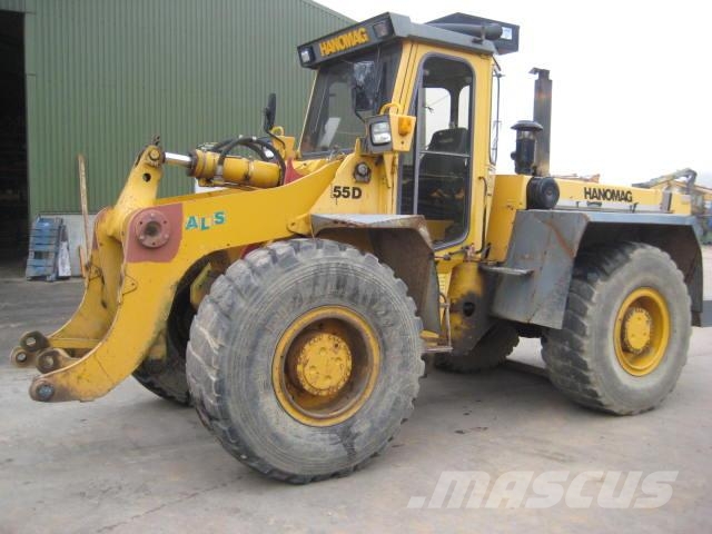 Hanomag 55D læssemaskine - til ophug, , Dinamarca - cargadoras sobre ...