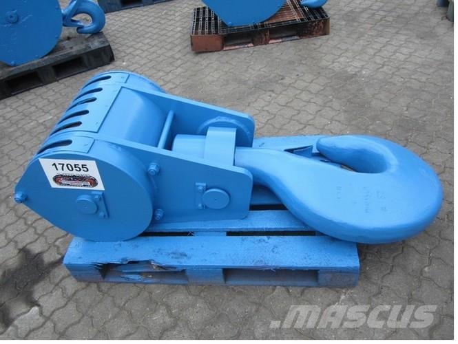 Løftekrog med 6 wirehjul - 52 ton, , Danmark - Brukt kran deler og ...
