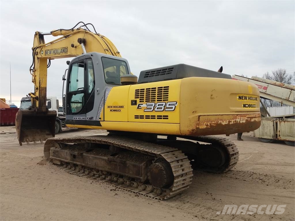 New Holland E385, 2008, Lithuania - Used crawler excavators - Mascus UK