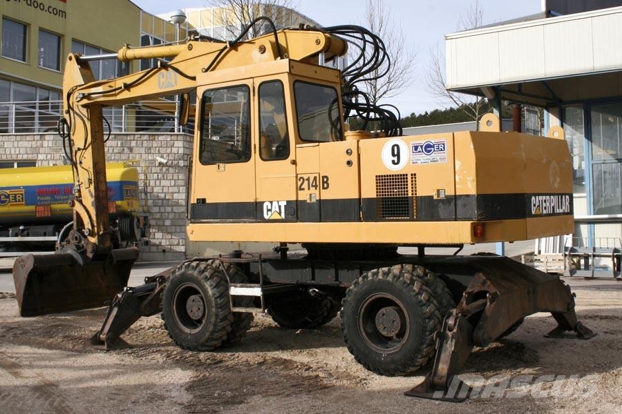 Caterpillar 214B, 1993, Posušje, Bosnia-Herzegovina - Brukt hjulgravere ...