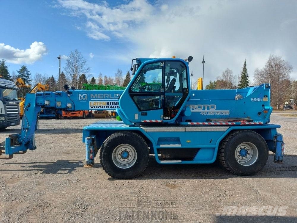 Merlo Roto 40.25MCSS with basket and jib, 2005, Tuuri, Finlande ...