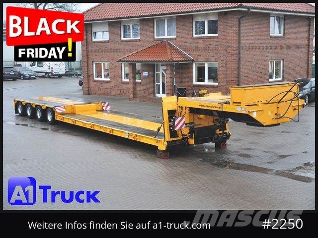 Goldhofer 4 Achs Tiefbett, Tieflader, Auffahrrampen,