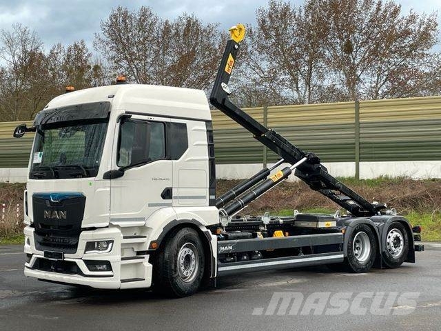 Man TGS 26.480 6x2 Retarder Hyva 20-60 Abrollkipper, 2024, Germany - Used hook lift trucks ...