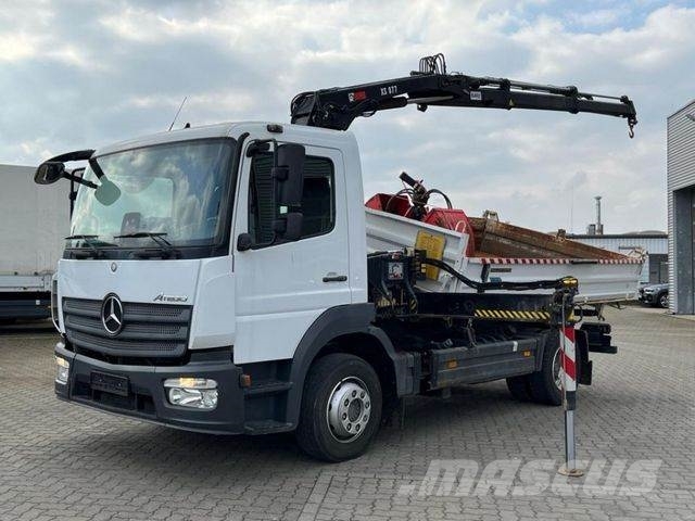 Mercedes-Benz Atego 1224 K 2-Achs Kipper Kran Hiab Funk+Greife, 2018 ...