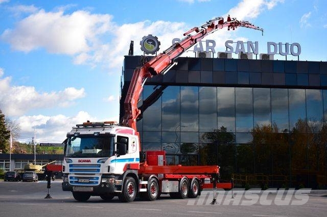 Scania R 520 8x2 FASSI F 660 EURO 5 FLY JIB Kran CRAN, 2009, Poland ...