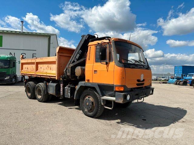 Tatra T 815 threesided kipper with HIAB crane 6x6, 635, 2007 ...
