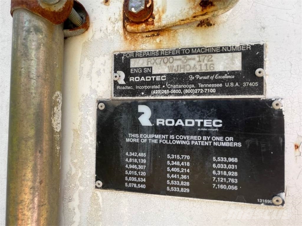 Roadtec RX 700 Cold Planer, 2008, New Jersey, United States - Used ...