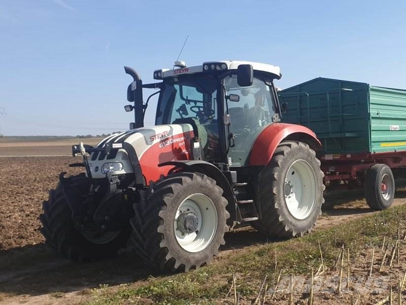 Steyr Profi 4130 CVT + Frontlader Q56, 2013, Ansbach, Germany - Used ...